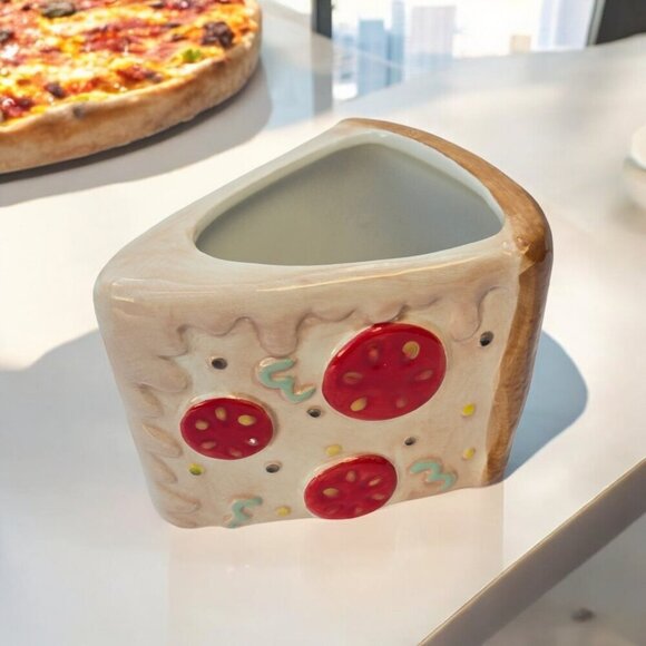 Office | Office | New Fun Pizza Slice Food Pencil Holder Organizer Desk ...